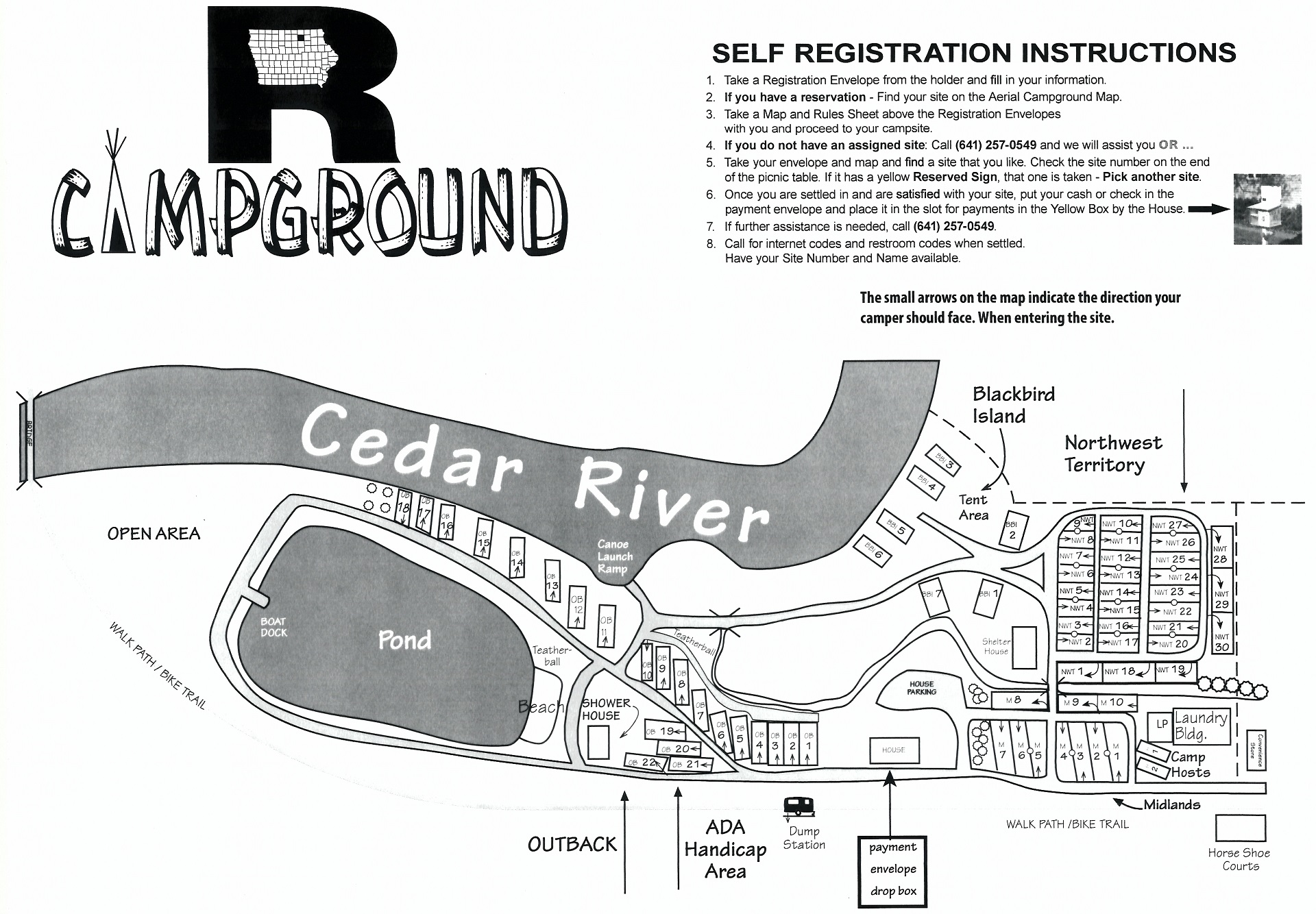 Map – R Campground